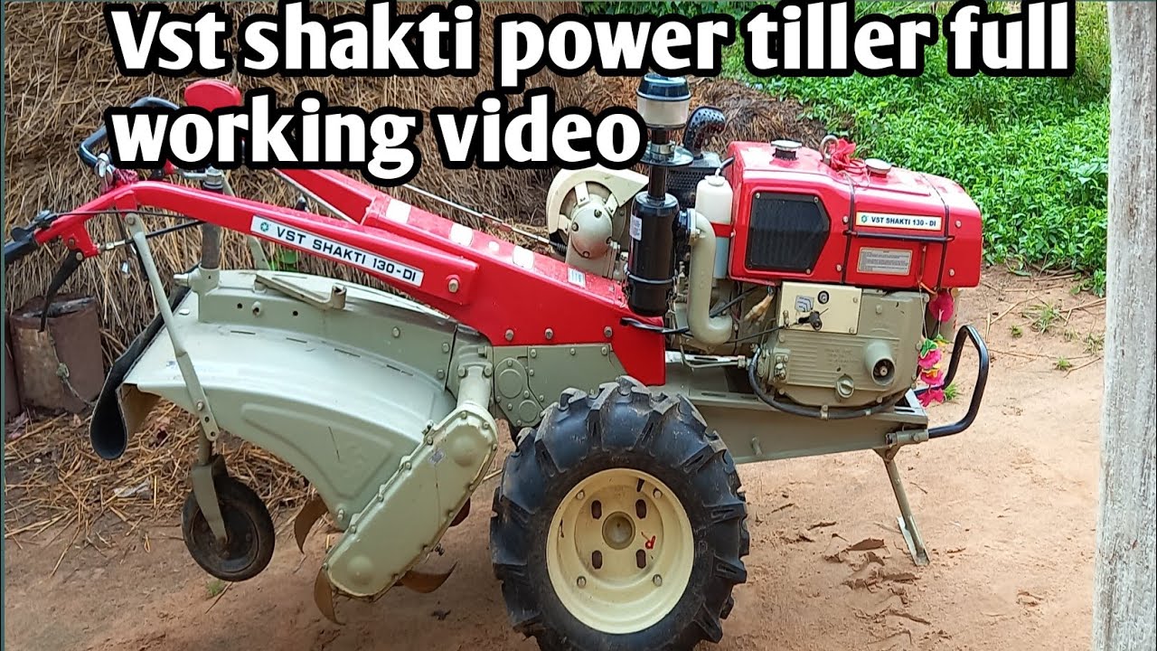 Vst shakti power tiller full working video #tiller_video #powertiller ...