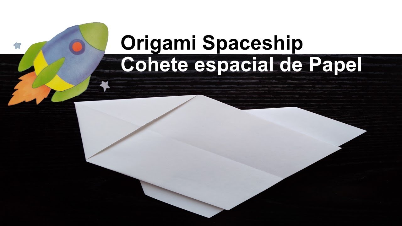 Origami Rocket 🚀, DIY Space Crafts, Spaceship - Cohete espacial de ...