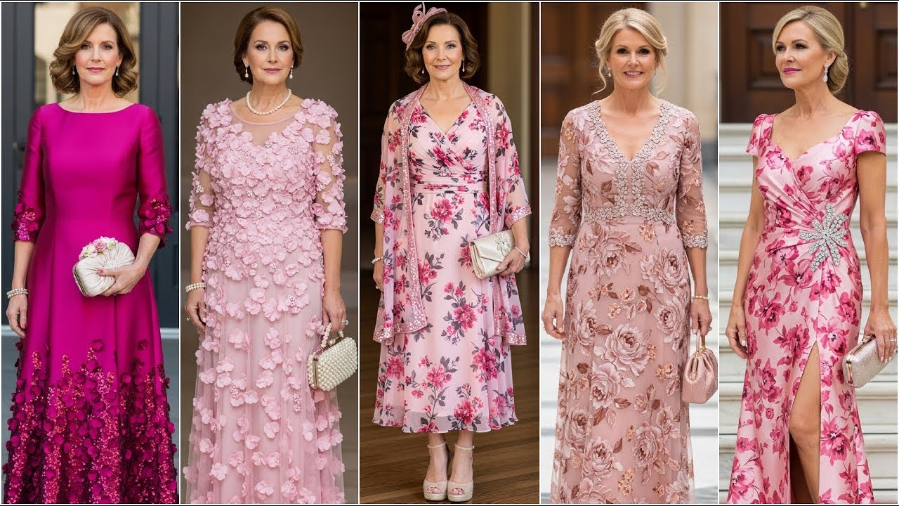 Pink Floral Mother of The Bride Dresses: Elegant Looks for Every Shape ...