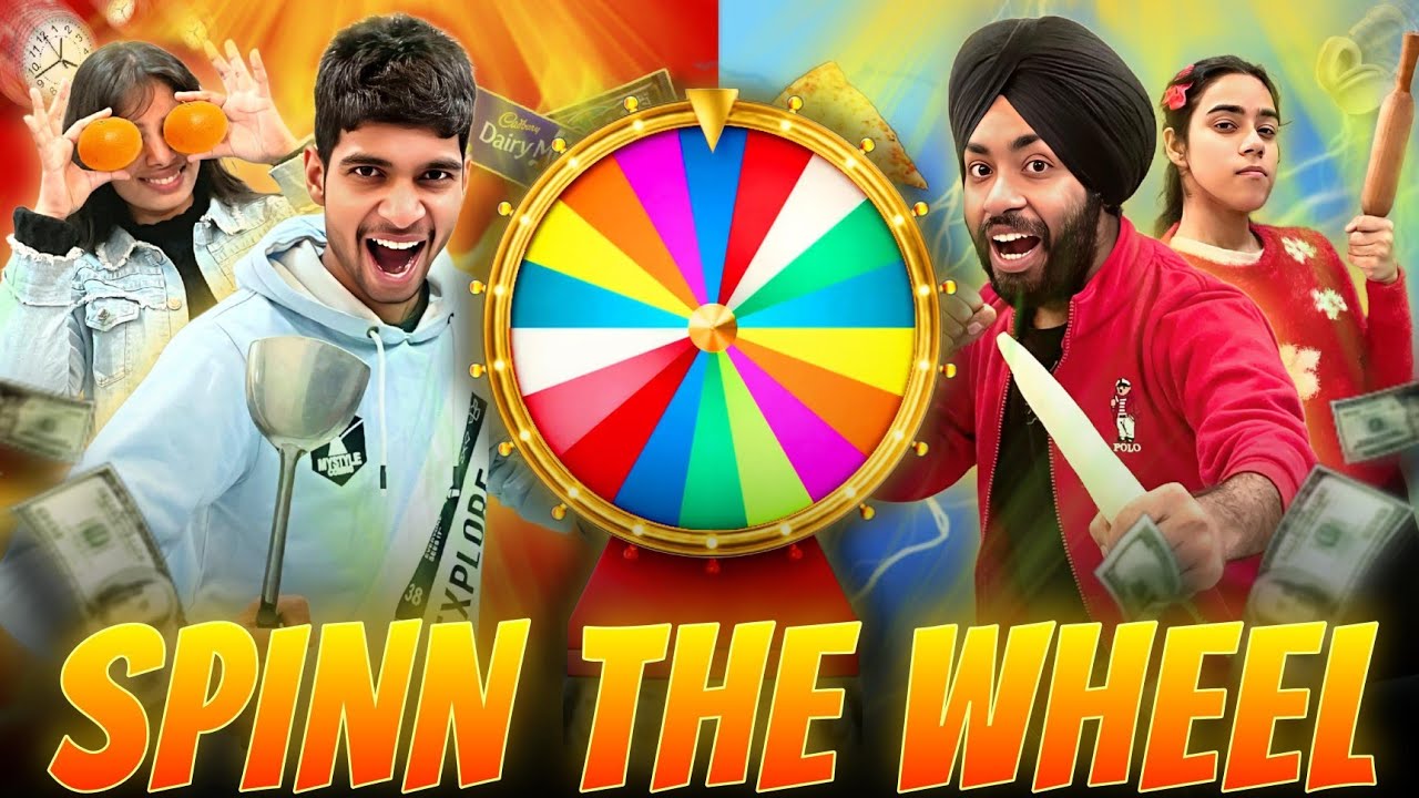 CRAZY ₹10,000 SPIN THE WHEEL CHALLENGE 😱🔥 Who will win it All? 💰💵 - YouTube