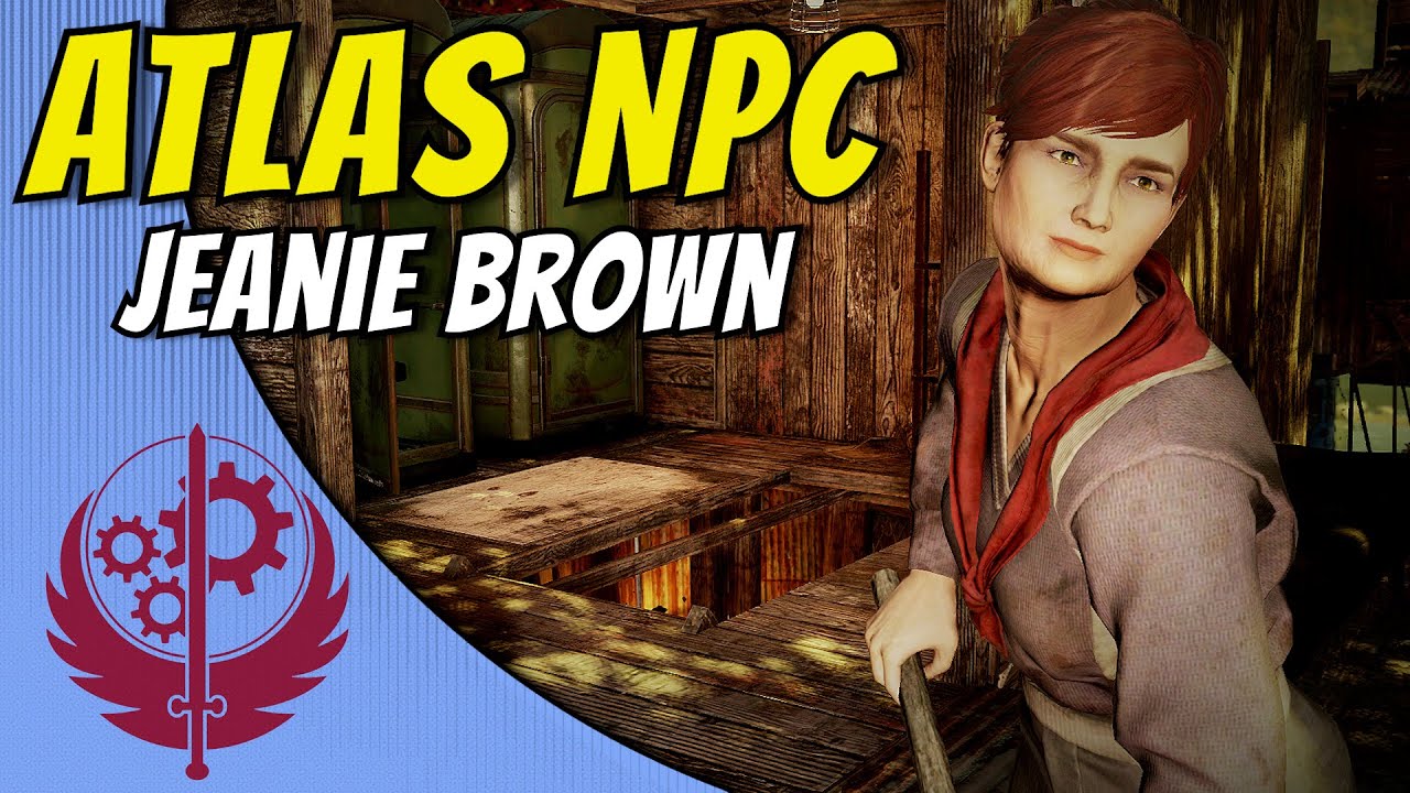 Fallout 76 Jeanie Brown Steel Dawn NPC - YouTube