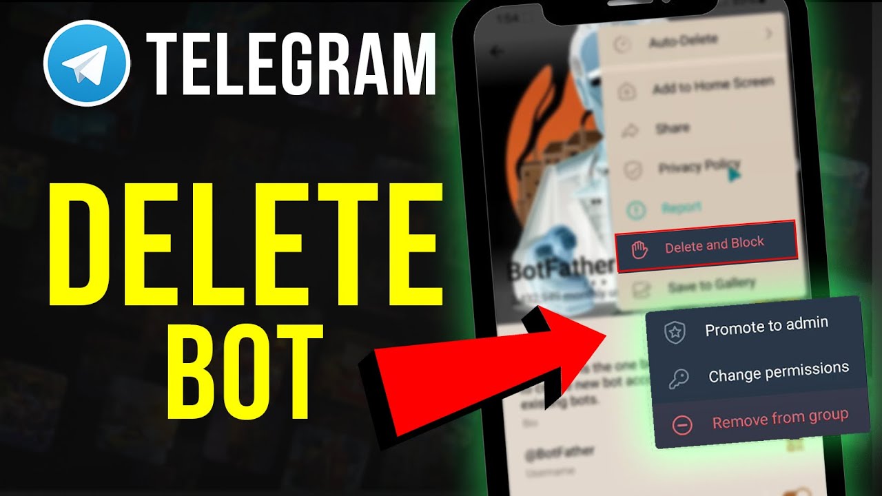How to Delete Bot in Telegram (2025) - YouTube