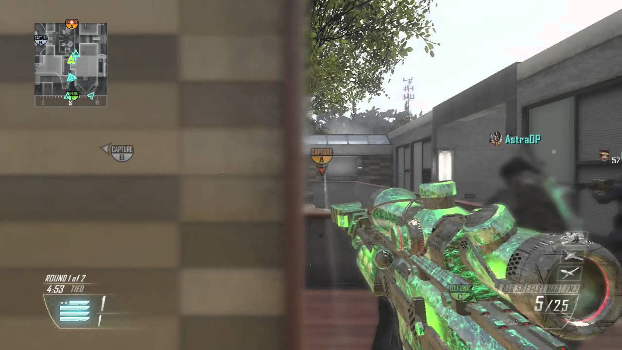 First clip with new camo (BO2) - YouTube