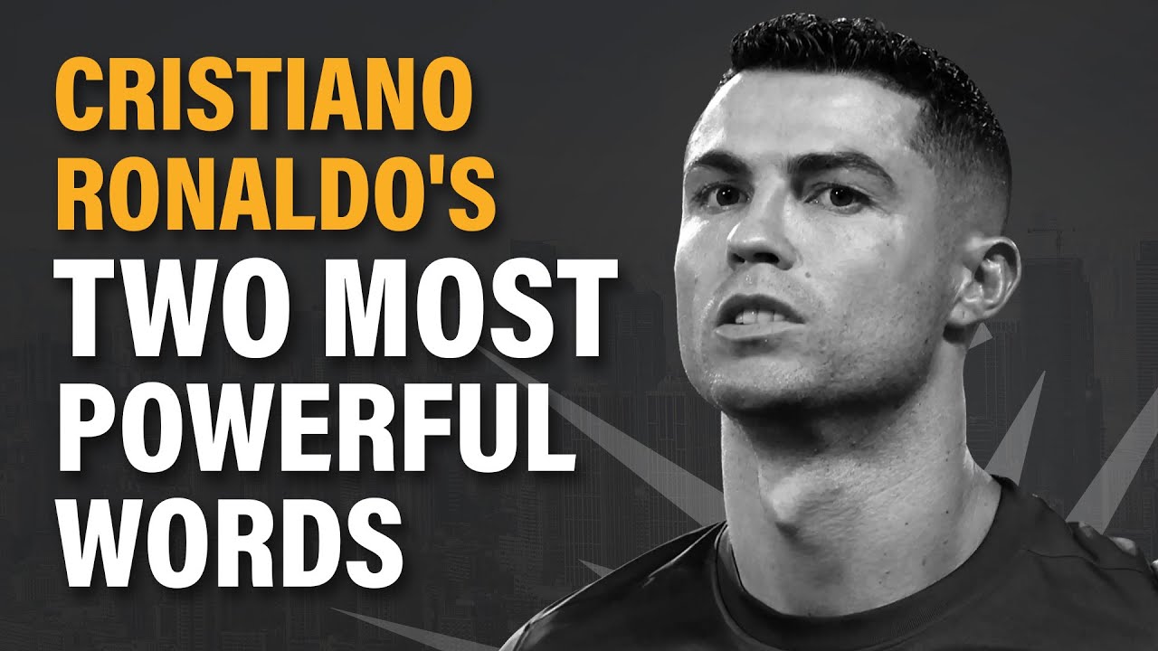 Cristiano Ronaldo's Winning Words | Rise N Achieve #motivation - YouTube