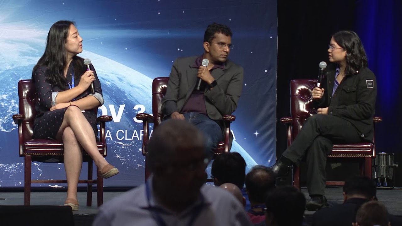 Dileep George and Kaijen Hsiao at AI Frontiers 2017 : Panel - Robots ...