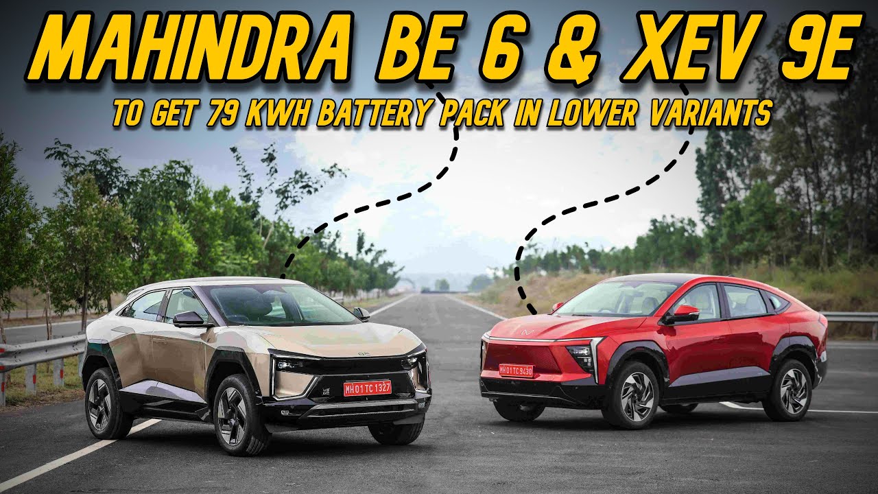 Mahindra To Offer 79 kWh Battery Pack In Lower End Variants Of BE 6 ...