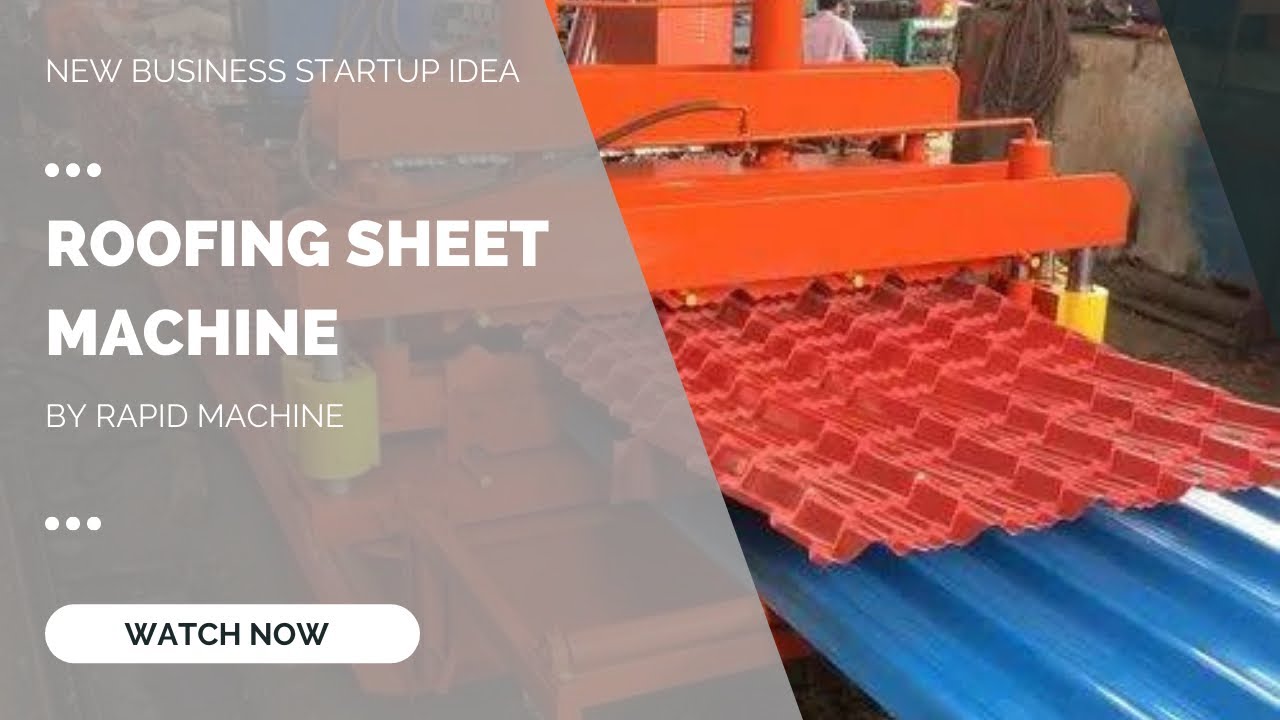 FULL SETUP - ROOFING SHEET MACHINE , EOT CRANE , CRIMPING MACHINE ...