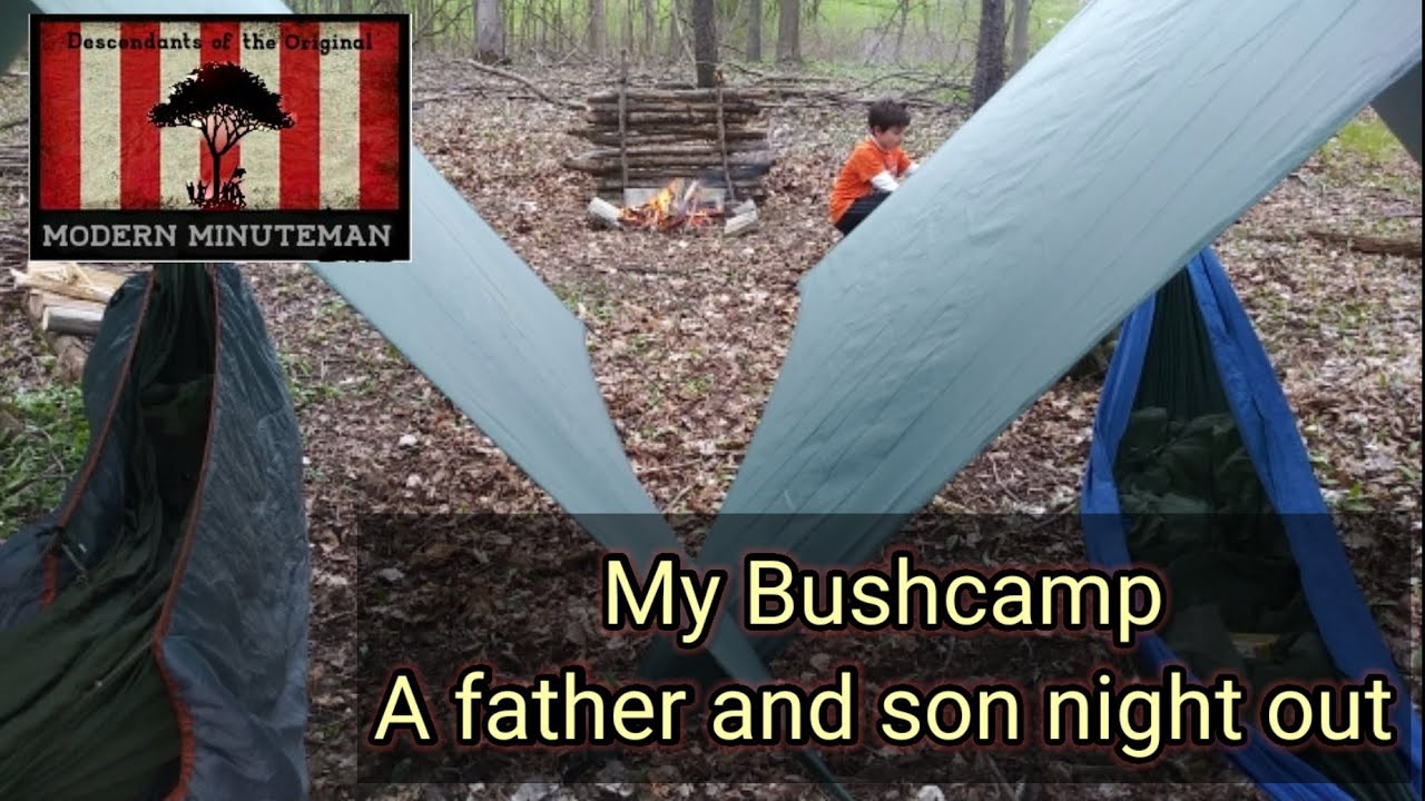 My Bushcamp, A Father and Son night out! - YouTube