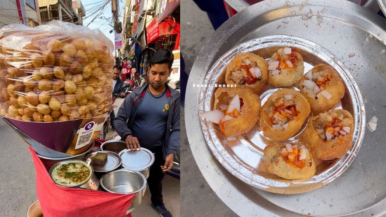 Famous Panipuri of Delhi | 5000 Panipuri Sold Everyday | Indian Street ...