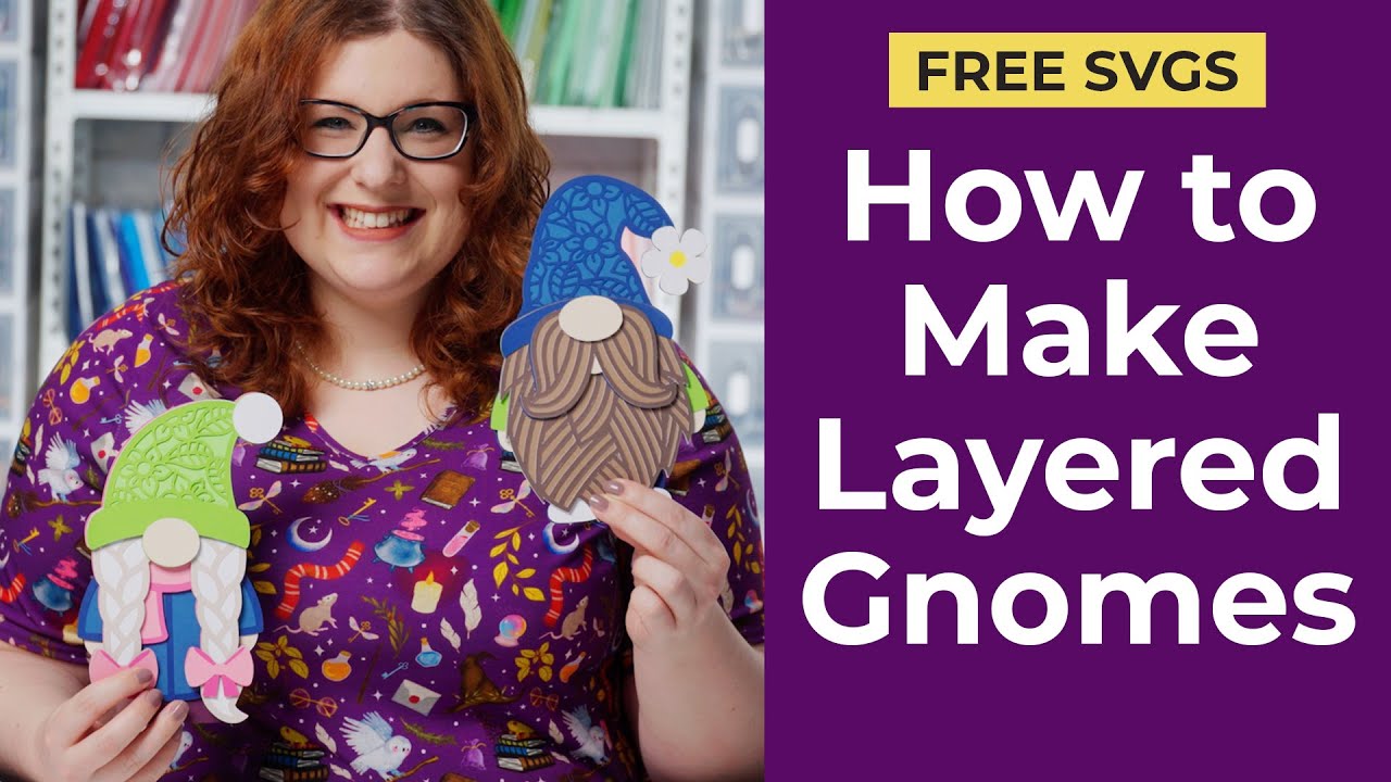 FREE GNOME SVGs 😍 How to Make Papercraft Gnomes with a Cricut - YouTube