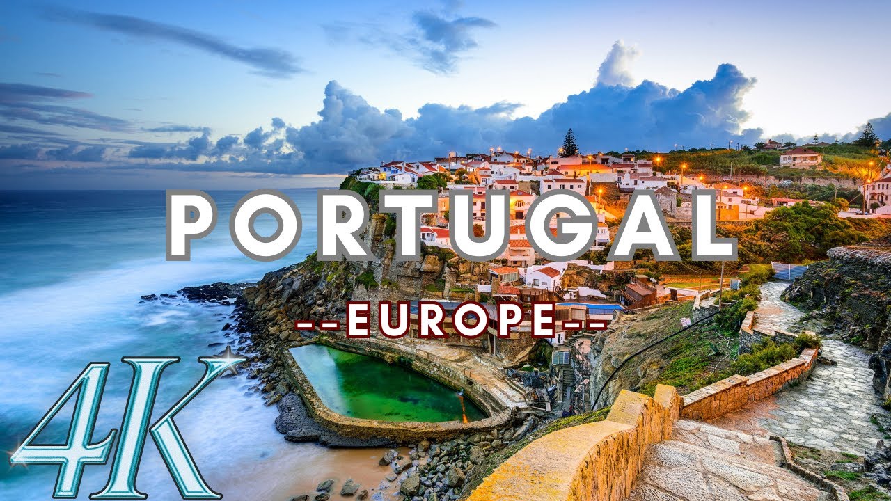 FLYING OVER PORTUGAL 4K UHD 😍 Relaxing Music With Beautiful Nature ...