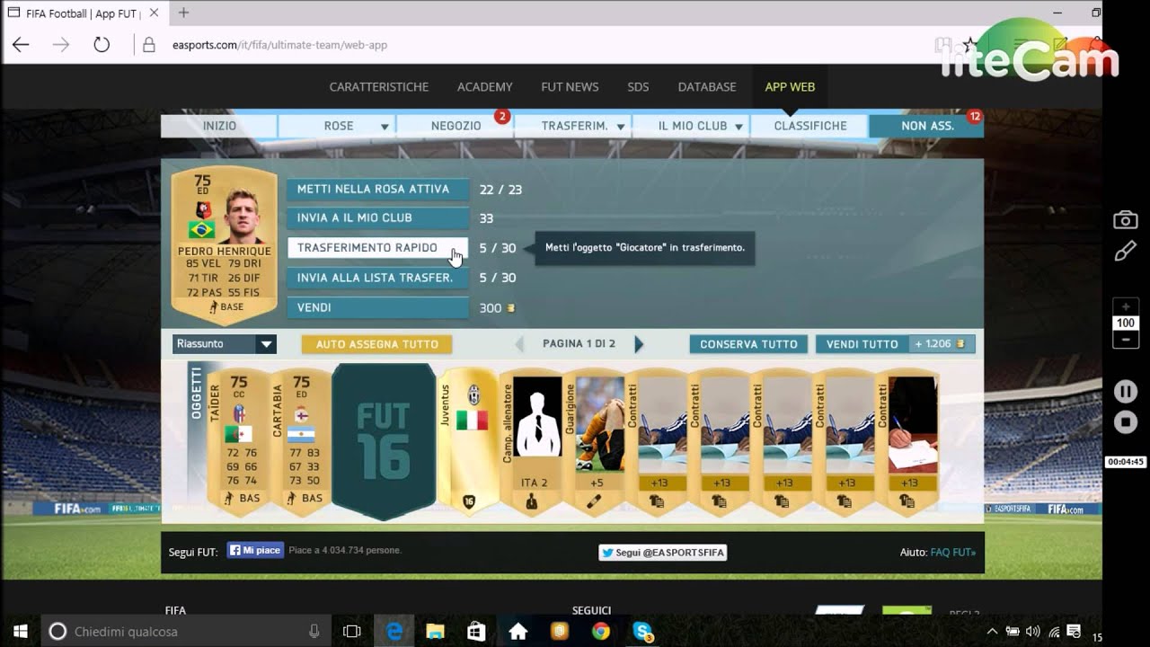 web app fifa 16 - YouTube
