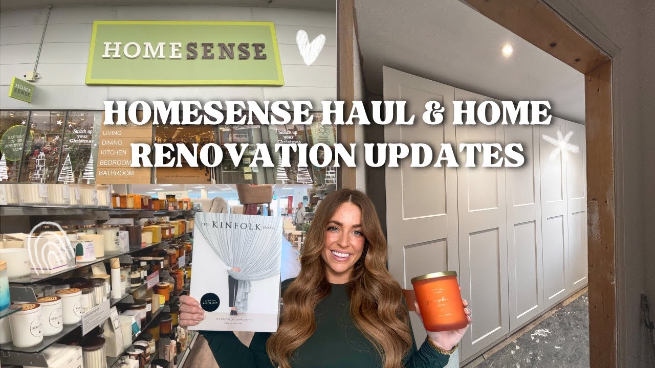 Home RENOVATION update!!! + HUGE Homesense Haul 🏡 - YouTube