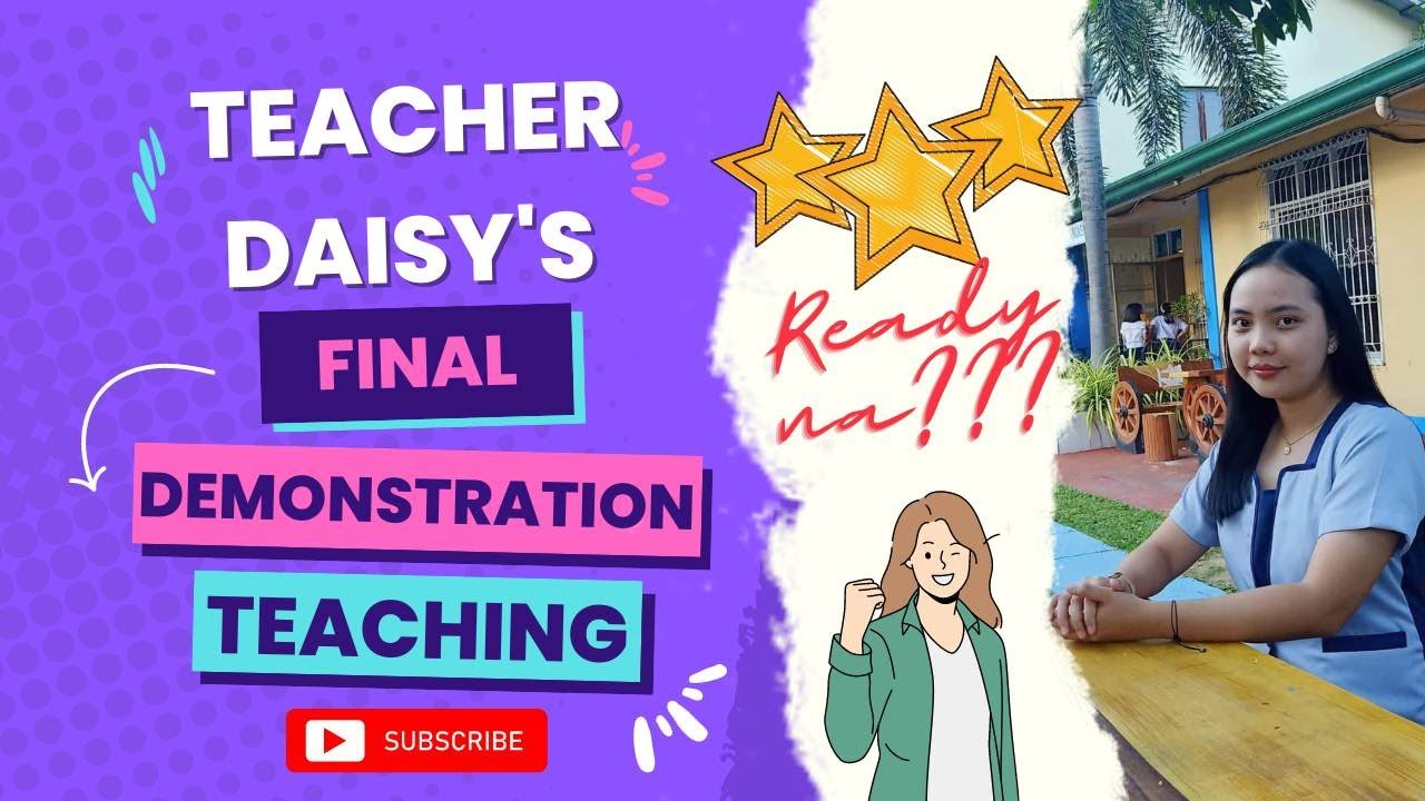 FINAL DEMONSTRATION TEACHING In KINDERGARTEN - YouTube