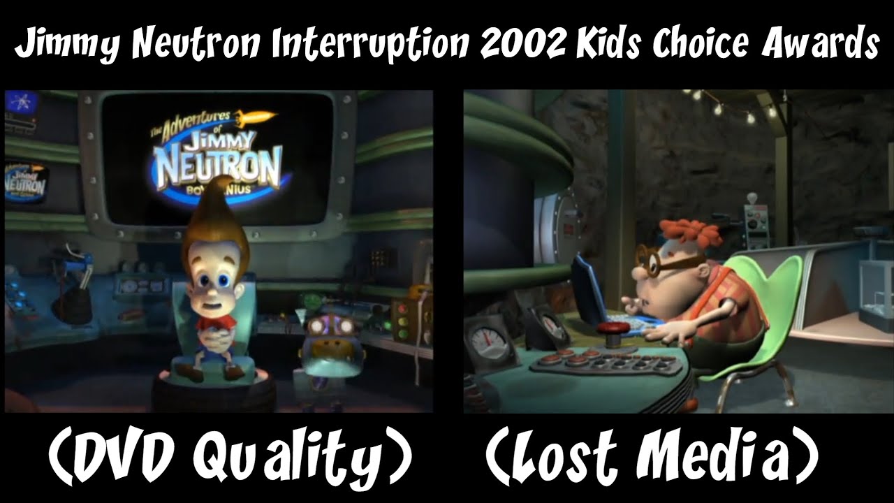 Jimmy Neutron Interruption 2002 Kids Choice Awards (DVD Quality) (Lost Media) - YouTube