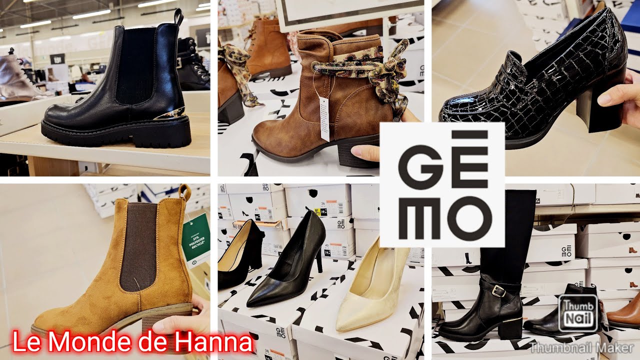 GEMO MODE 18-10 NOUVELLE COLLECTION CHAUSSURES 👢👠 - YouTube