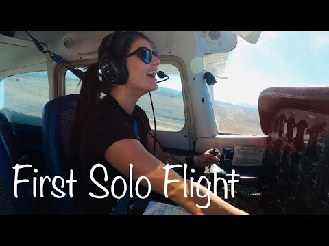 First Solo Flight | A Moment I Will Never Forget - YouTube