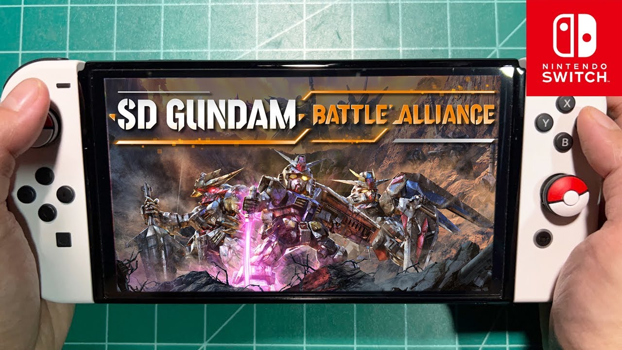 SD GUNDAM BATTLE ALLIANCE Gameplay Handheld l Nintendo Switch OLED ...