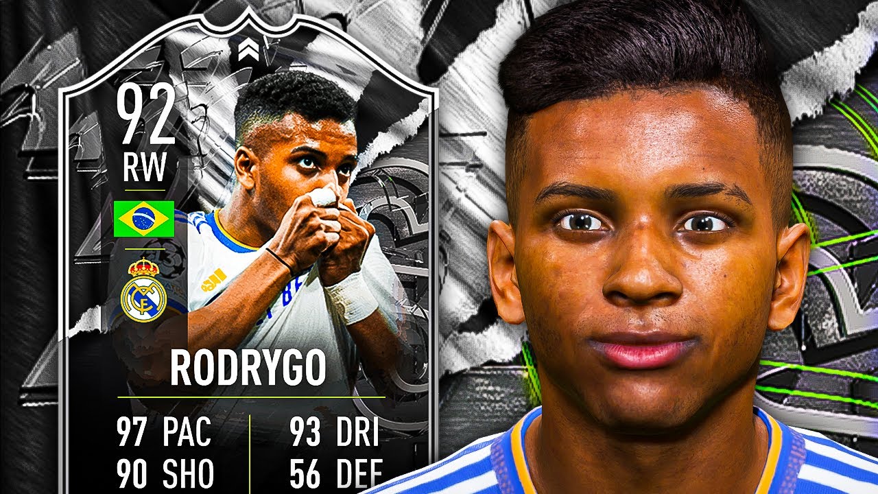5⭐SKILL MOVES! 🤩 92 Showdown Rodrygo Player Review! - FIFA 22 Ultimate ...
