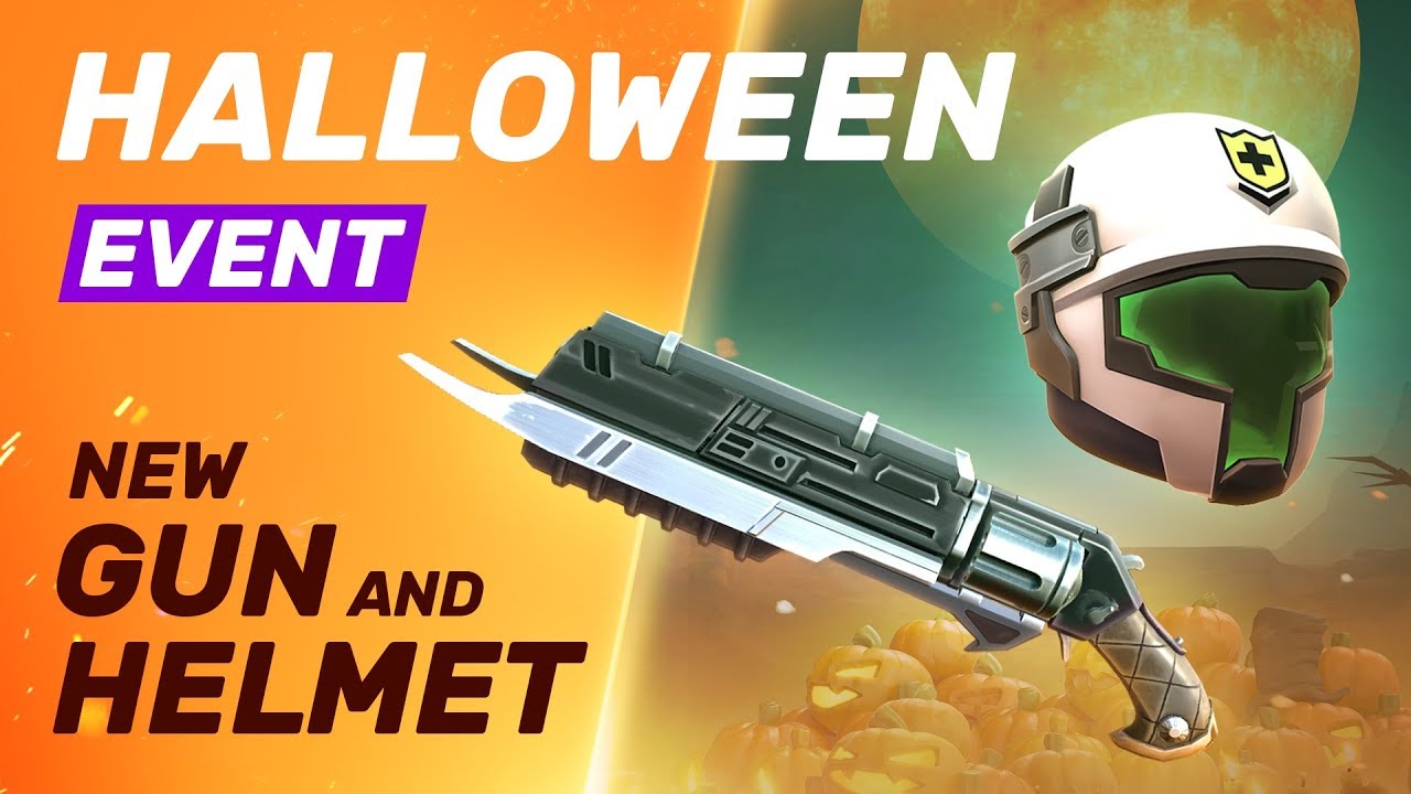 Halloween Event - New Gun and Helmet - Guns of Boom - YouTube