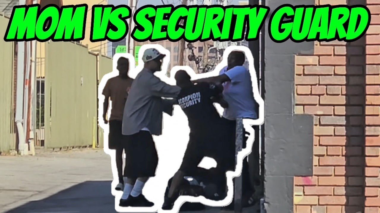Mom vs Security Guard - YouTube