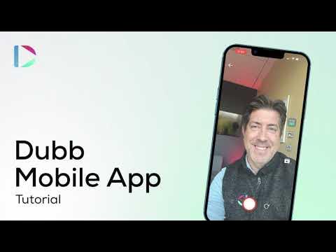 Dubb Mobile App Tutorial - YouTube