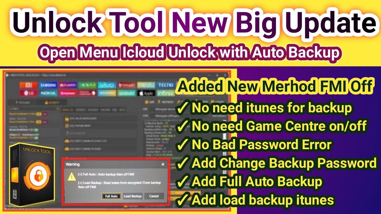 New Method FMI OFF ICLOUD Open Menu Supported All IOS and Devices with ...