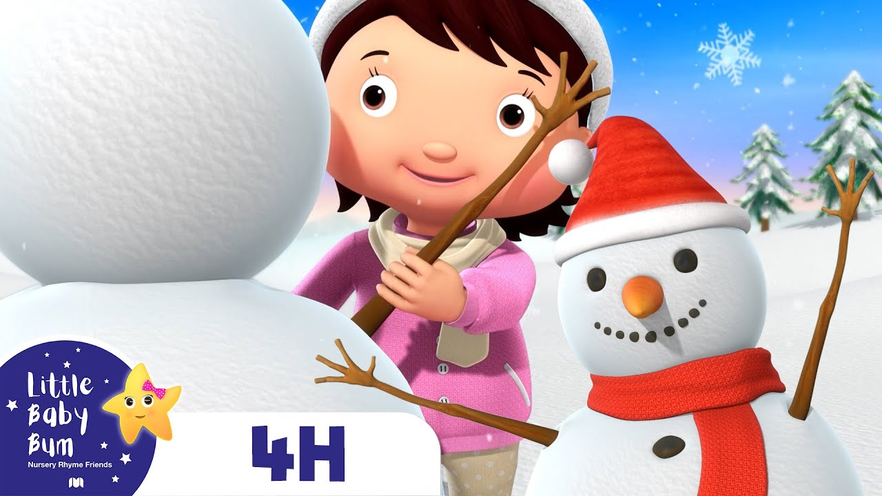 Let's Make A Snowman - Winter Song | Four Hours of Little Baby Bum ...