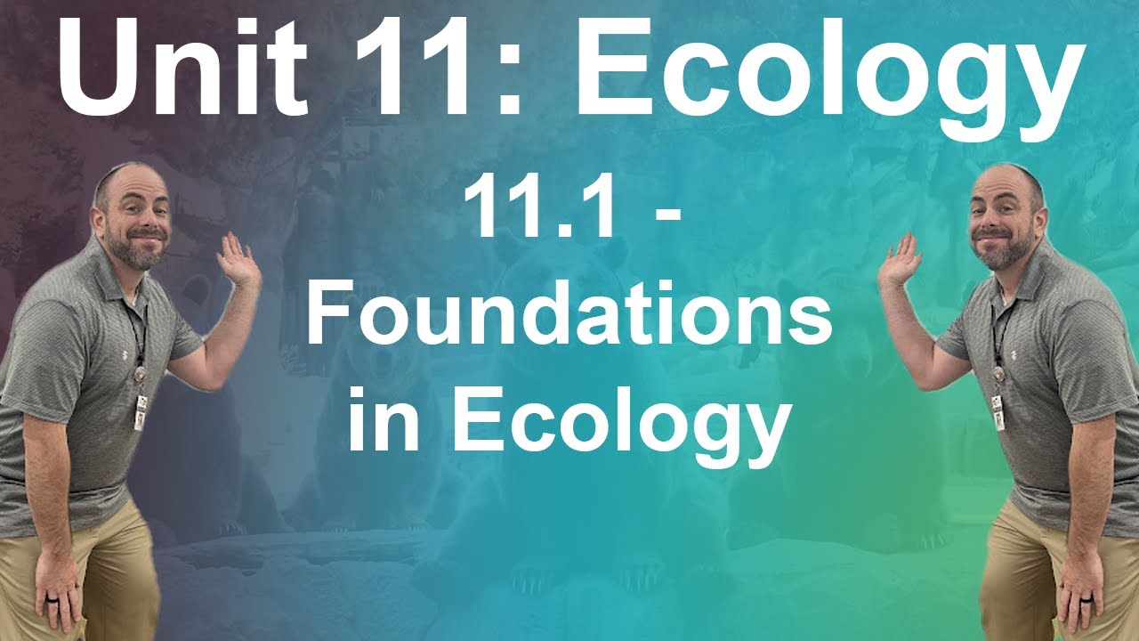 Honors Biology Unit 11 - 11.1 - Foundations in Ecology - YouTube