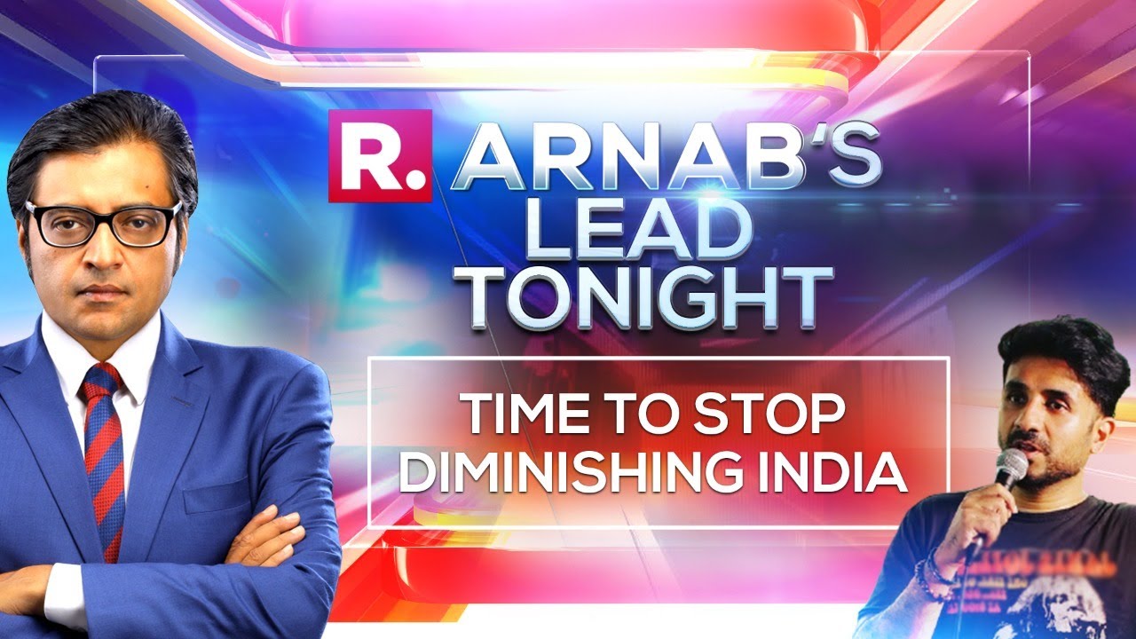 Arnab's Lead Tonight: Is Vir Das Abusing India In America 'Comedy ...