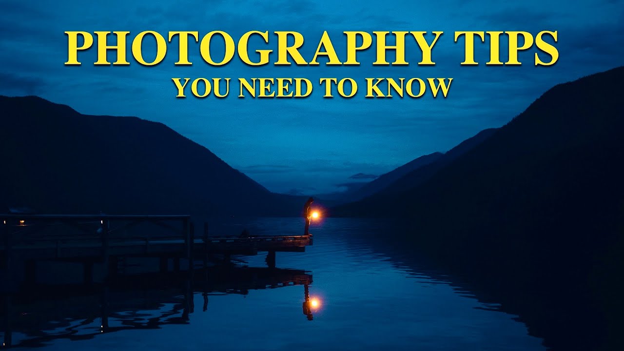 5 Photography Tips YOU Needs to Know - YouTube