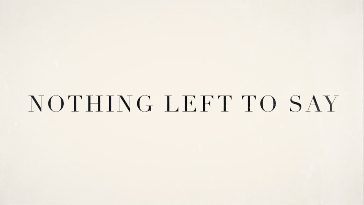 Nothing Left To Say | Davy Flowers - YouTube