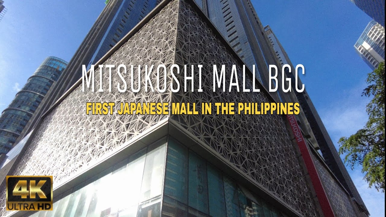 Mitsukoshi Mall BGC Walk Tour 2023 |4K| First Japanese Mall in the ...