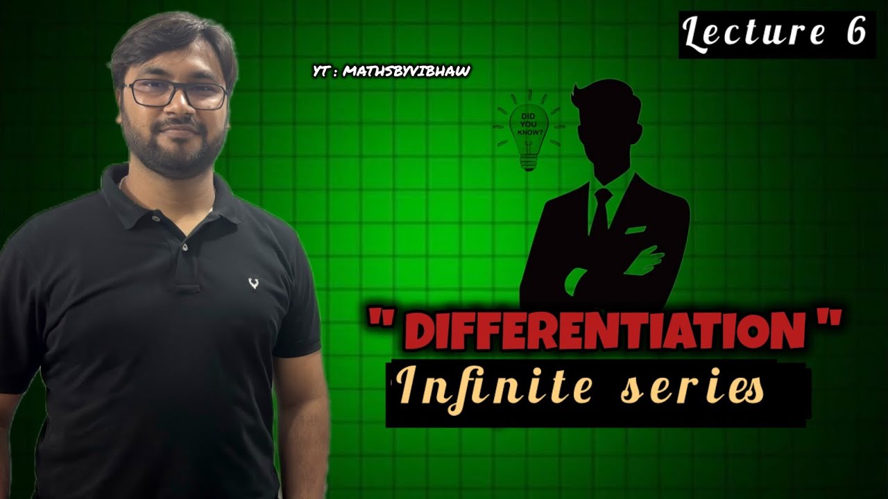 🔥 Differentiation of Infinite Series | Most Important Question for JEE ...