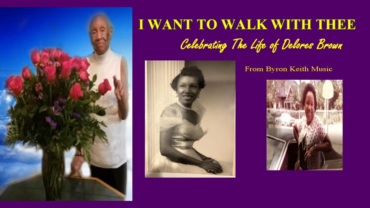 I WANT TO WALK WITH THEE / BYRON KEITH MUSIC / COPR BYRON KEITH 1973 ...