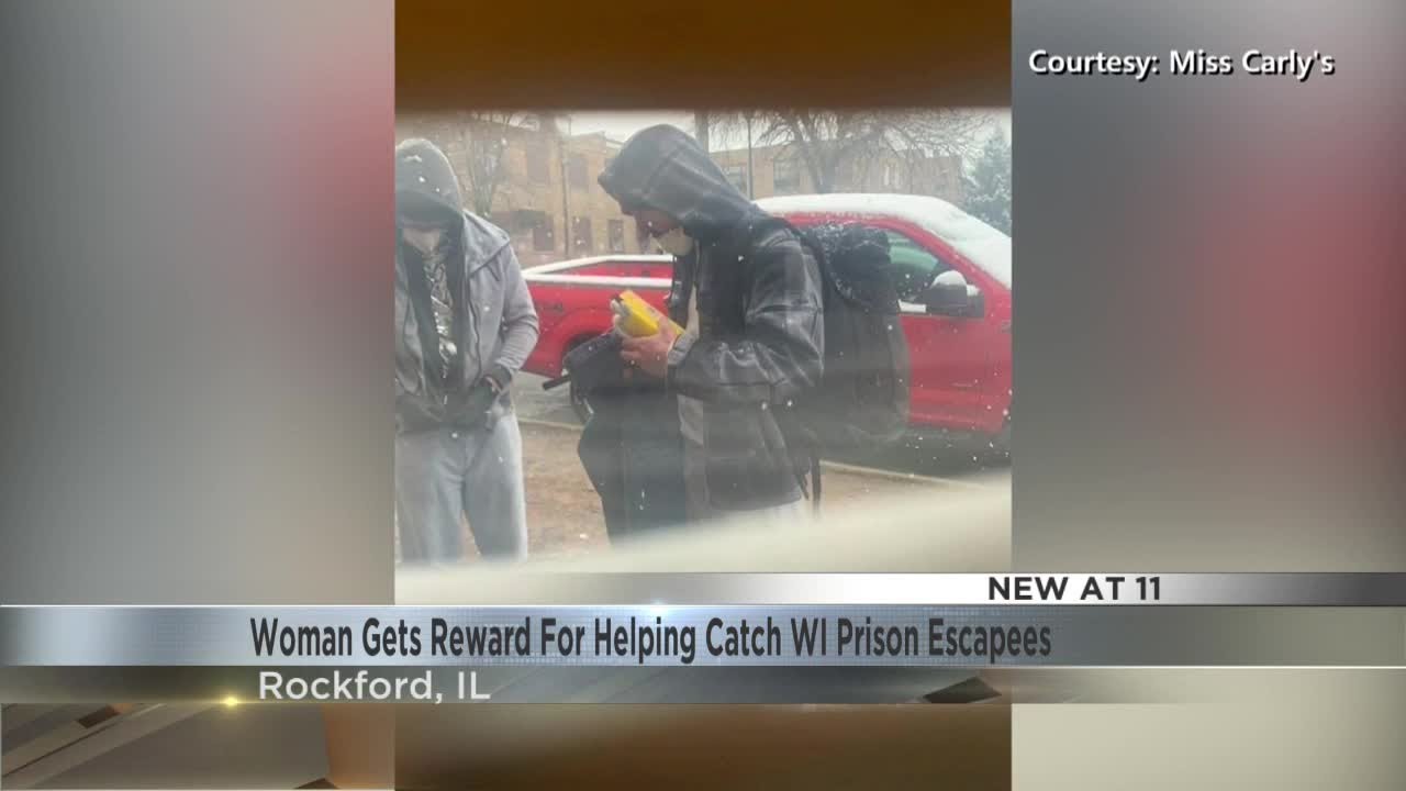 Woman Gets Reward For Helping Catch WI Prison Escapees - YouTube