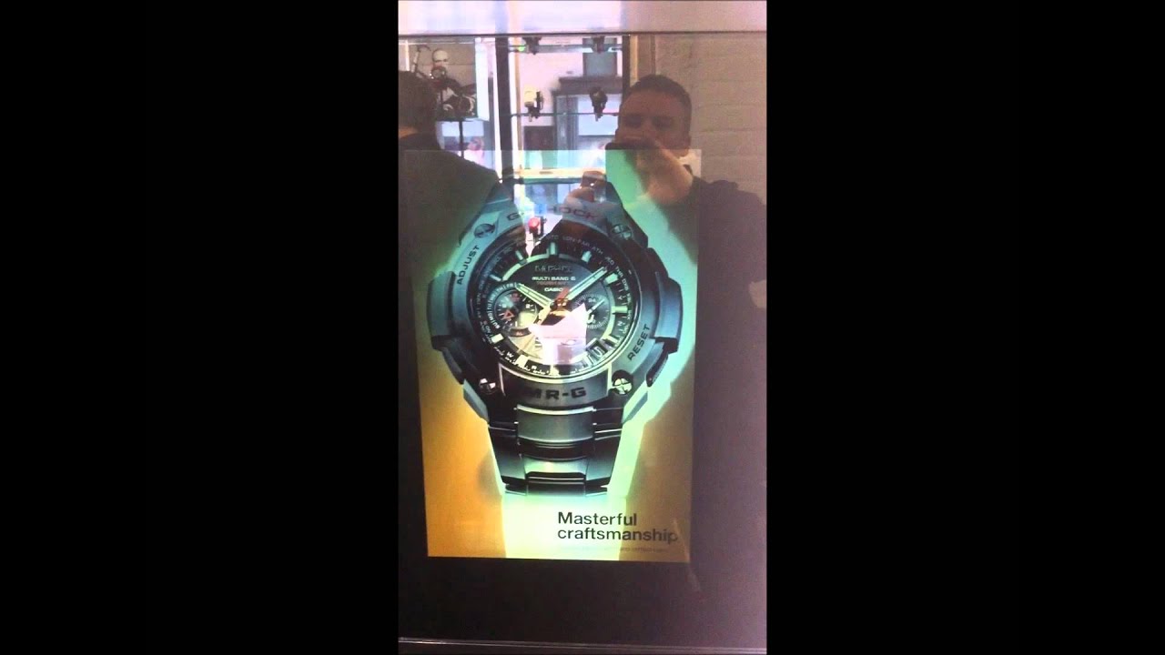 Casio G-Shock Transparent Show Case - YouTube