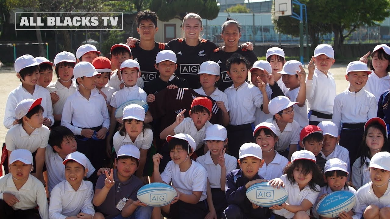 Black Ferns Sevens inspiring the next generation - YouTube