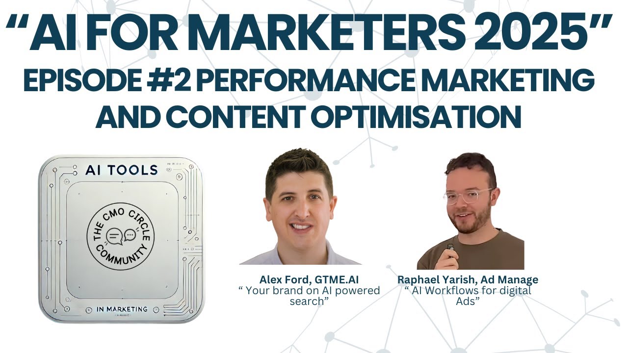 AI in Marketing Episode #2 : Performance Marketing and Website content ...