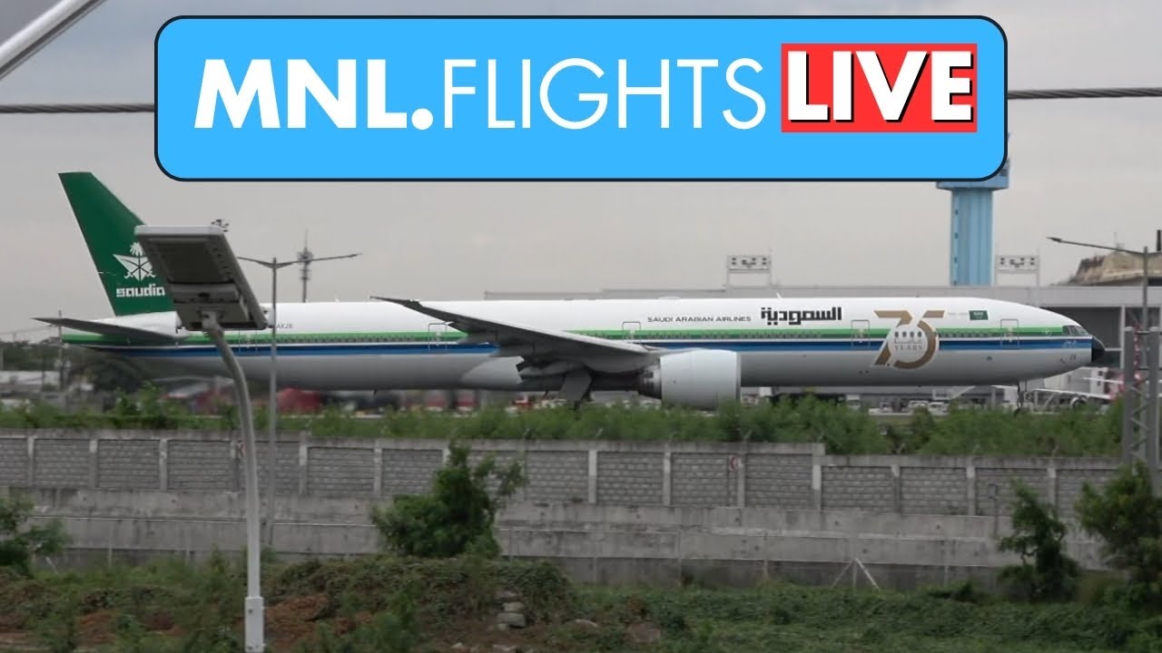 🔴LIVE - Manila Airport (NAIA), PHILIPPINES | Plane Spotting + Live ATC ...