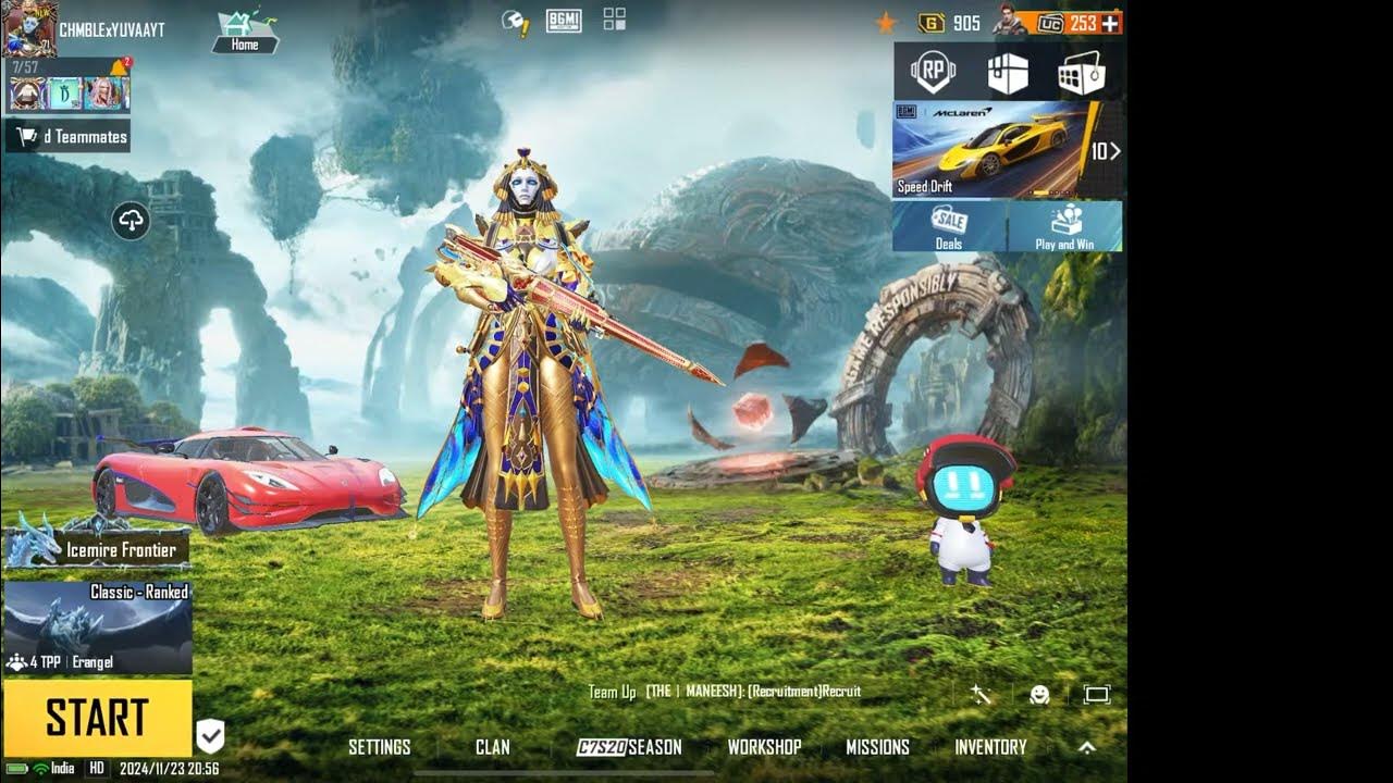 BOOM BAAM FULL & BGMI RANK PUSH | NEW UPDATE LIVE BGMI | #yuvaagaming #short #bgmilive #renkpush ...