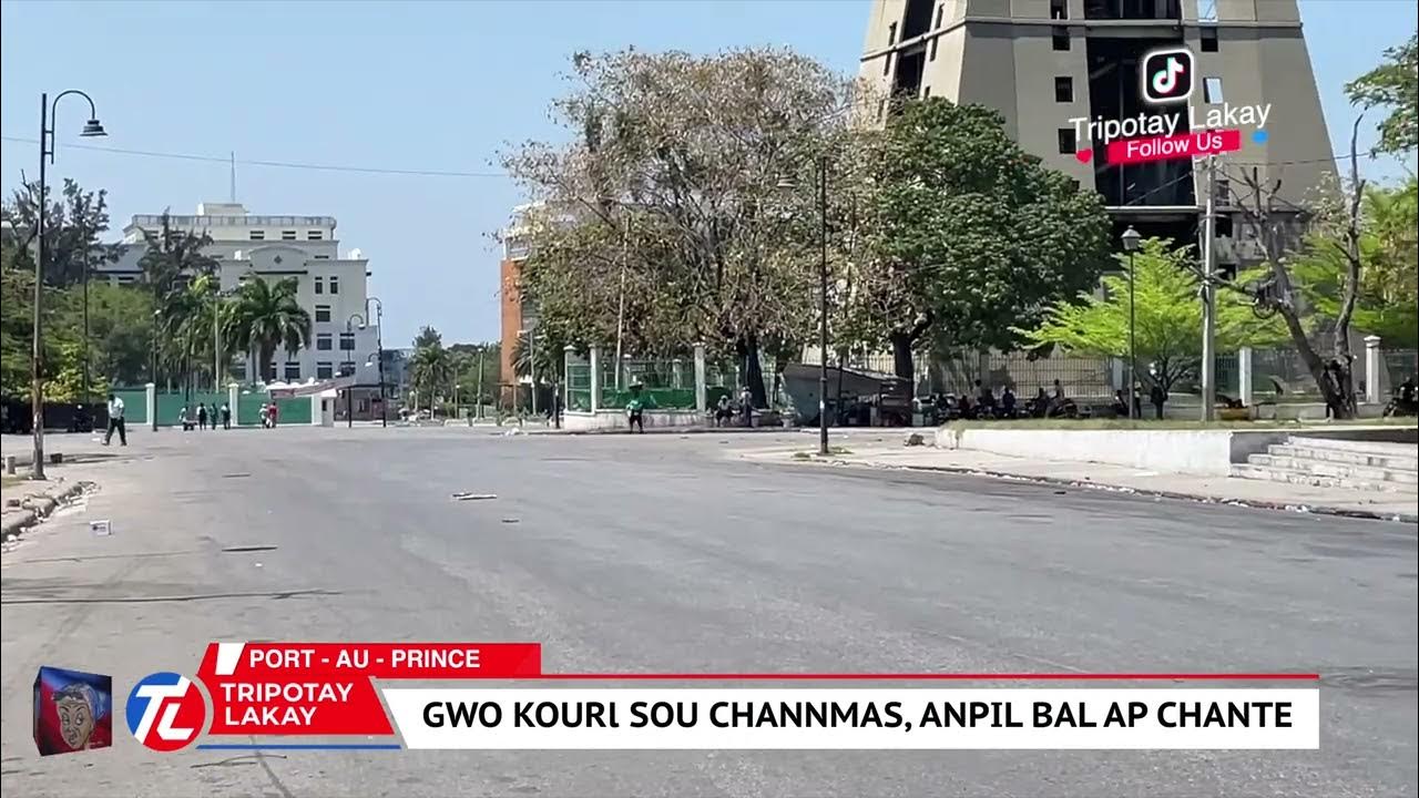 Flash! Gwo kouri sou channmas nan moman an la, anpil kout bal ap tire bò palè nasyonal - YouTube