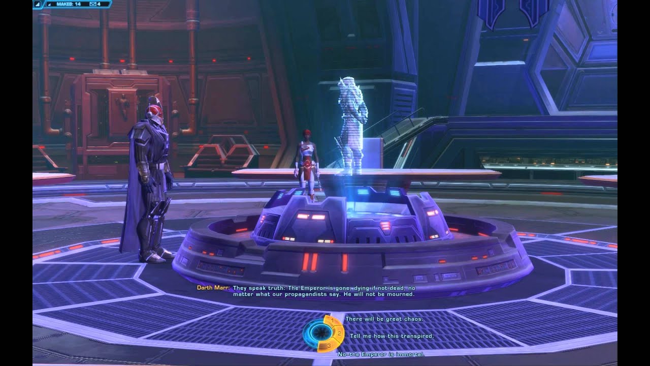 SWTOR: Rise of the Hutt Cartel - Makeb Ending (Sith Warrior) - YouTube