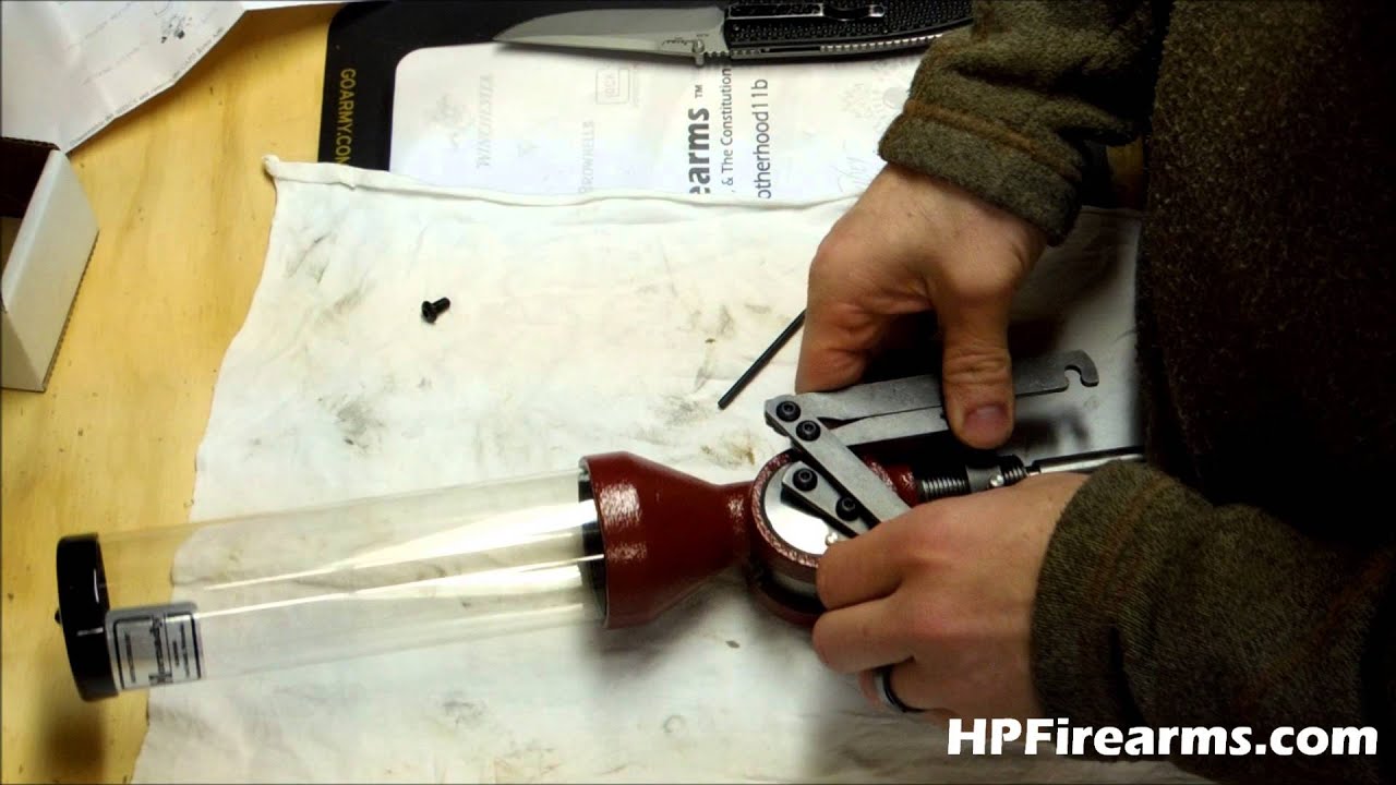 Hornady Case Activated Powder Drop Setup 1 of 2 by HPFirearms - YouTube