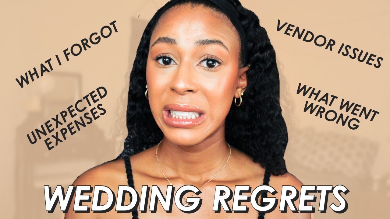MY BIGGEST Wedding REGRETS + EVERYTHING THAT WENT WRONG | Kay Forbey ...