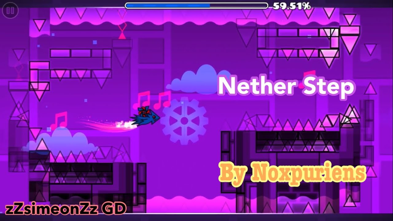 Nether Step By Noxpuriens (Easy Demon) Geometry Dash Mobile - YouTube