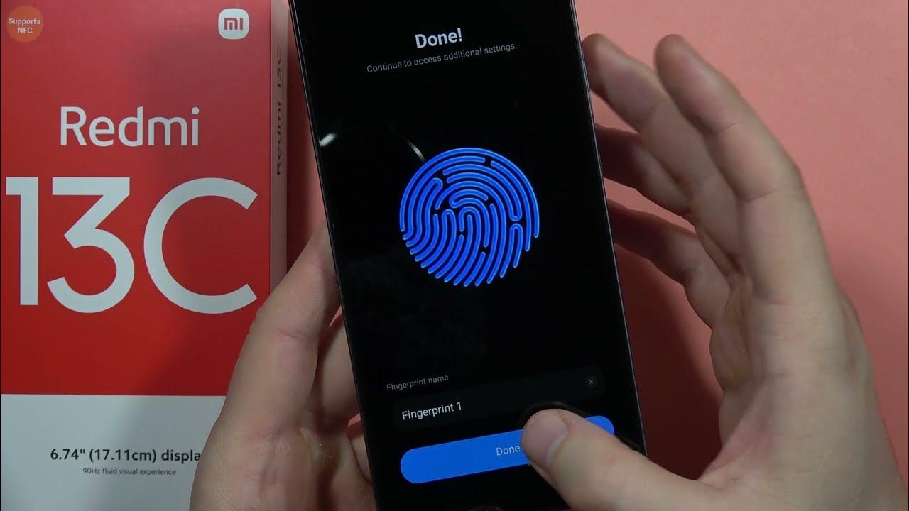 Redmi 13C: Activate Fingerprint Sensor Screen Lock Method - Add Fingerprint #tutorial - YouTube