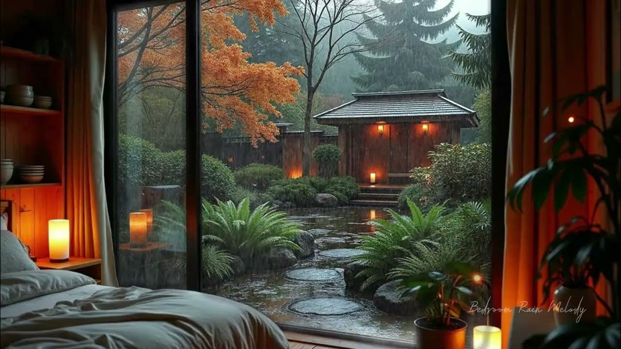 Cozy Room Ambience with Soothing Piano & Rain | Relaxing Melodies for Peaceful Sleep - YouTube