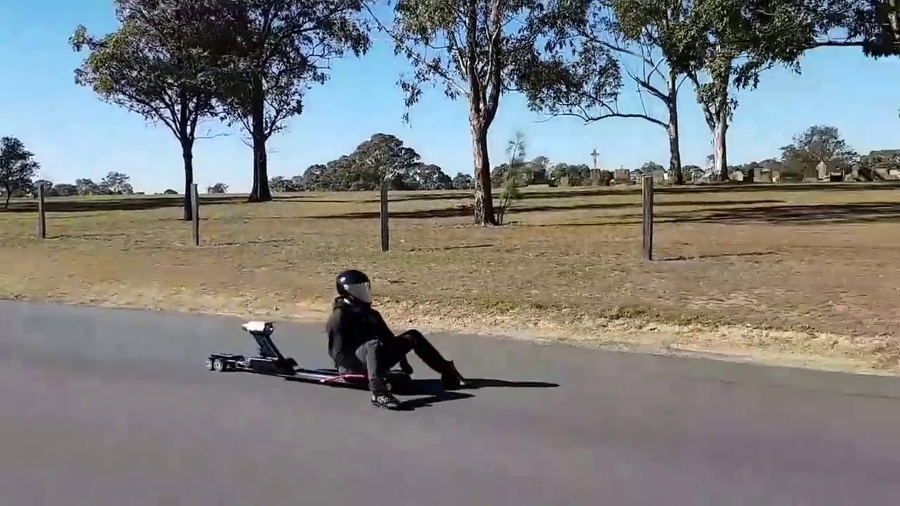 Jet Powered Skateboard - 1st Ride - YouTube
