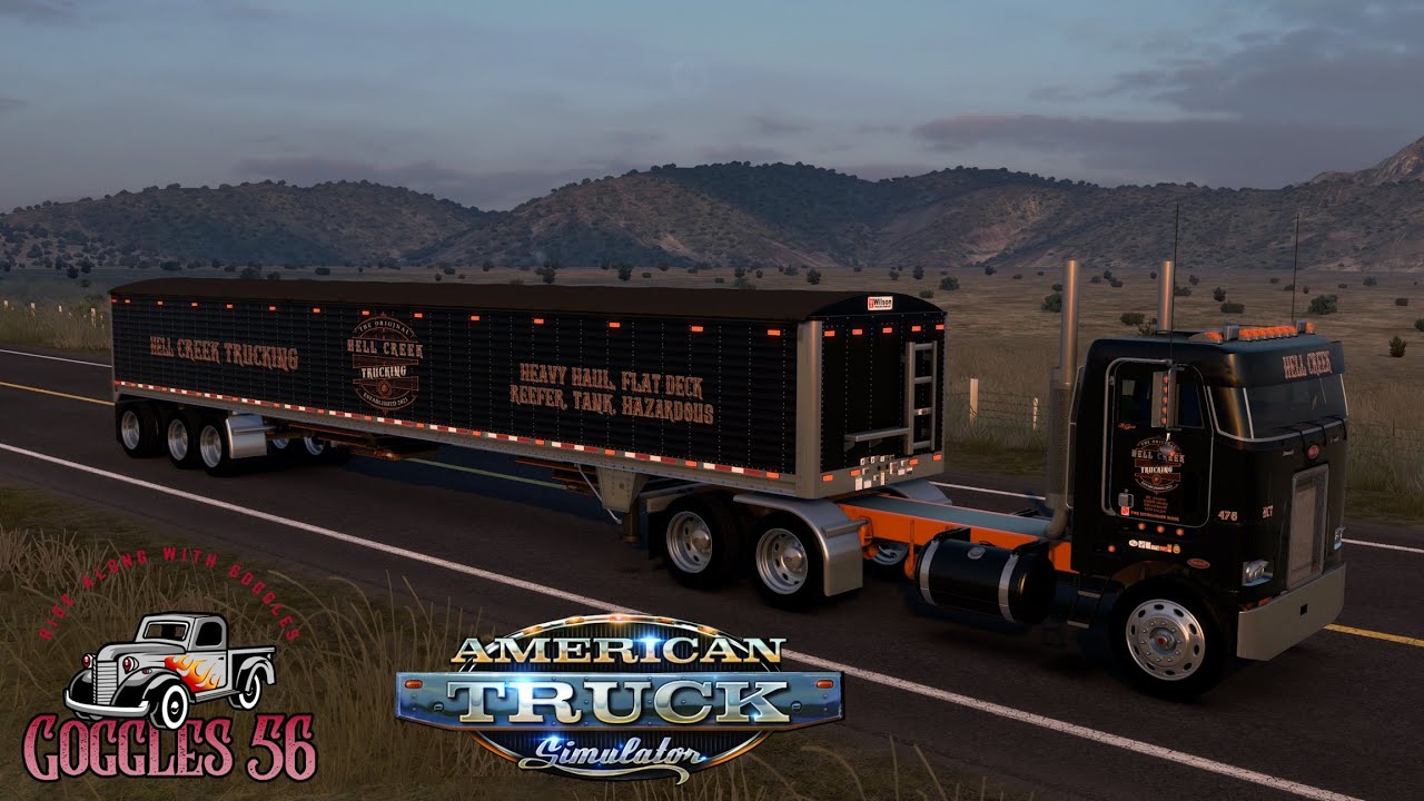 ATS | HTC Ruda 362 and Grain Hopper | San Buenaventura to El Paso - YouTube